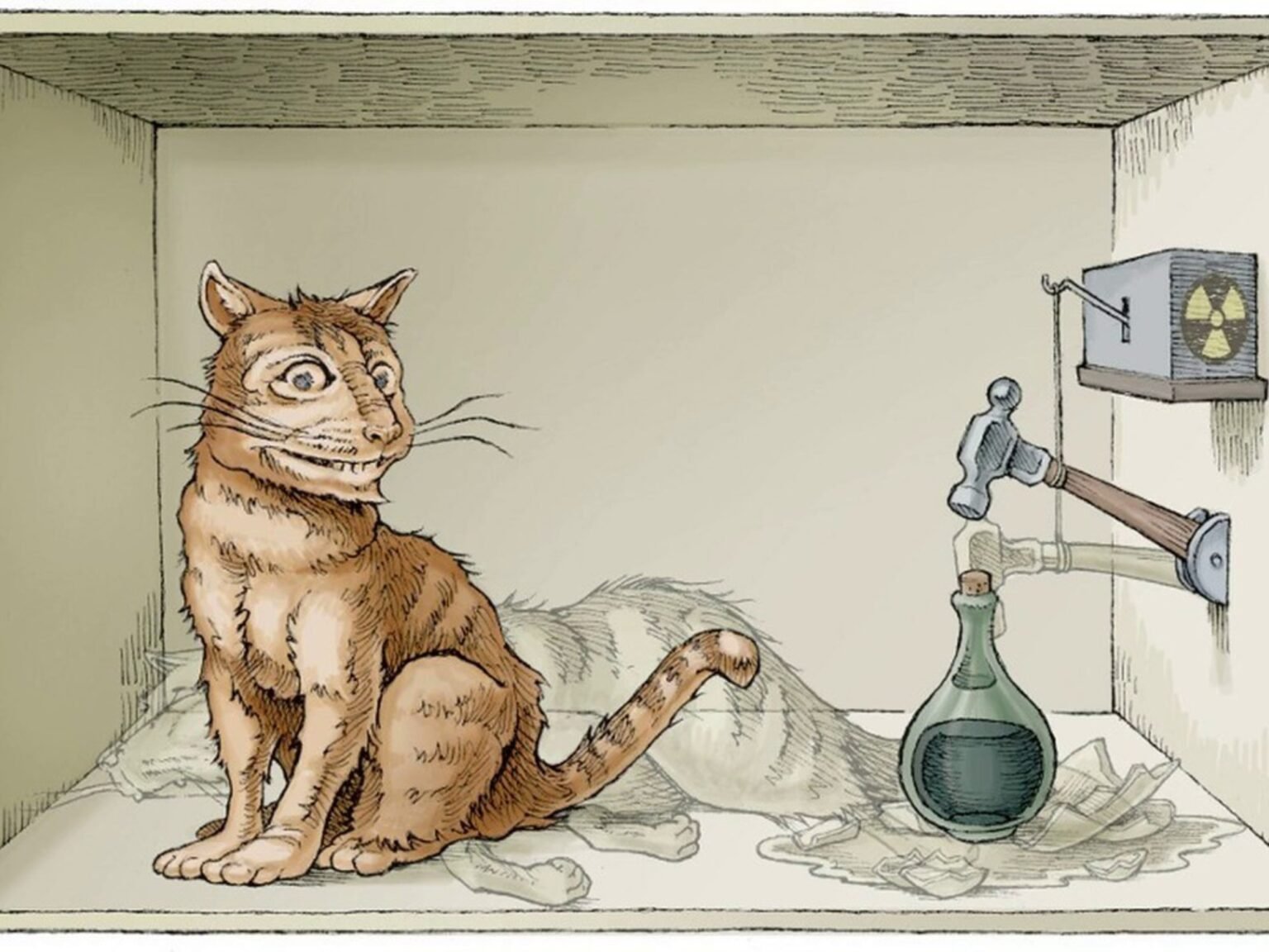 Paradoja del gato de Schrödinger explicada fácil
